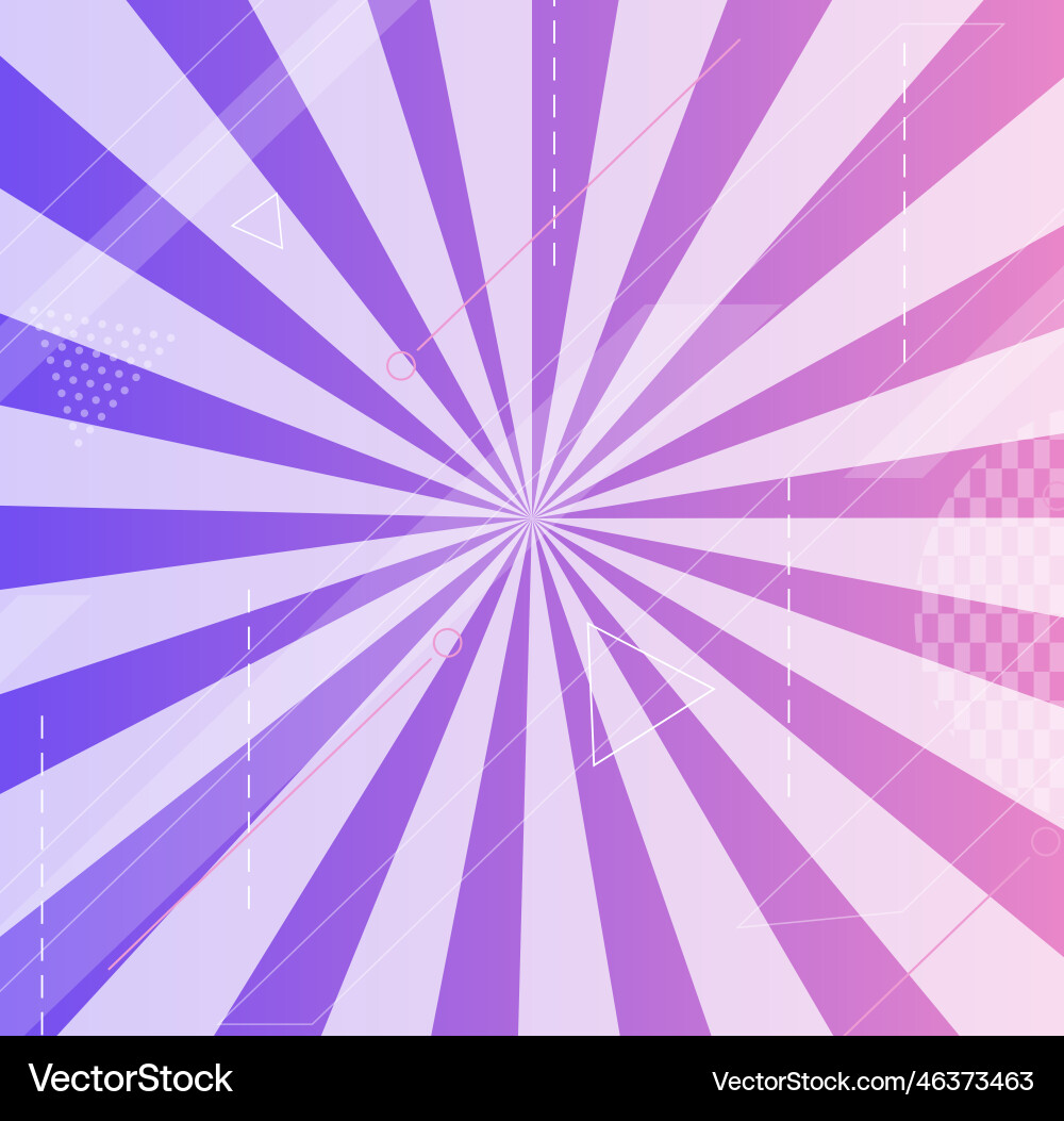Comic swirl background radial pattern Royalty Free Vector