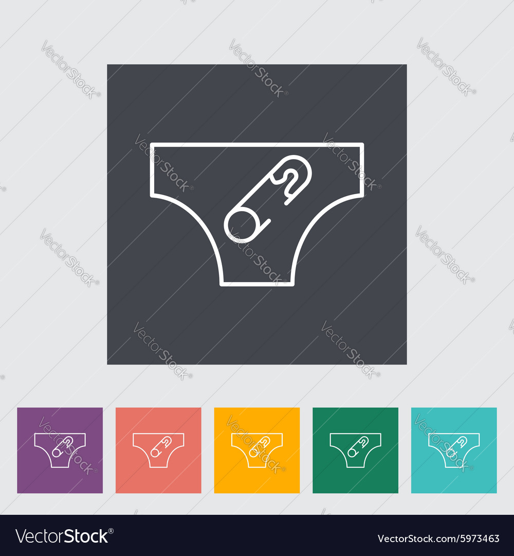 Diaper Royalty Free Vector Image - VectorStock