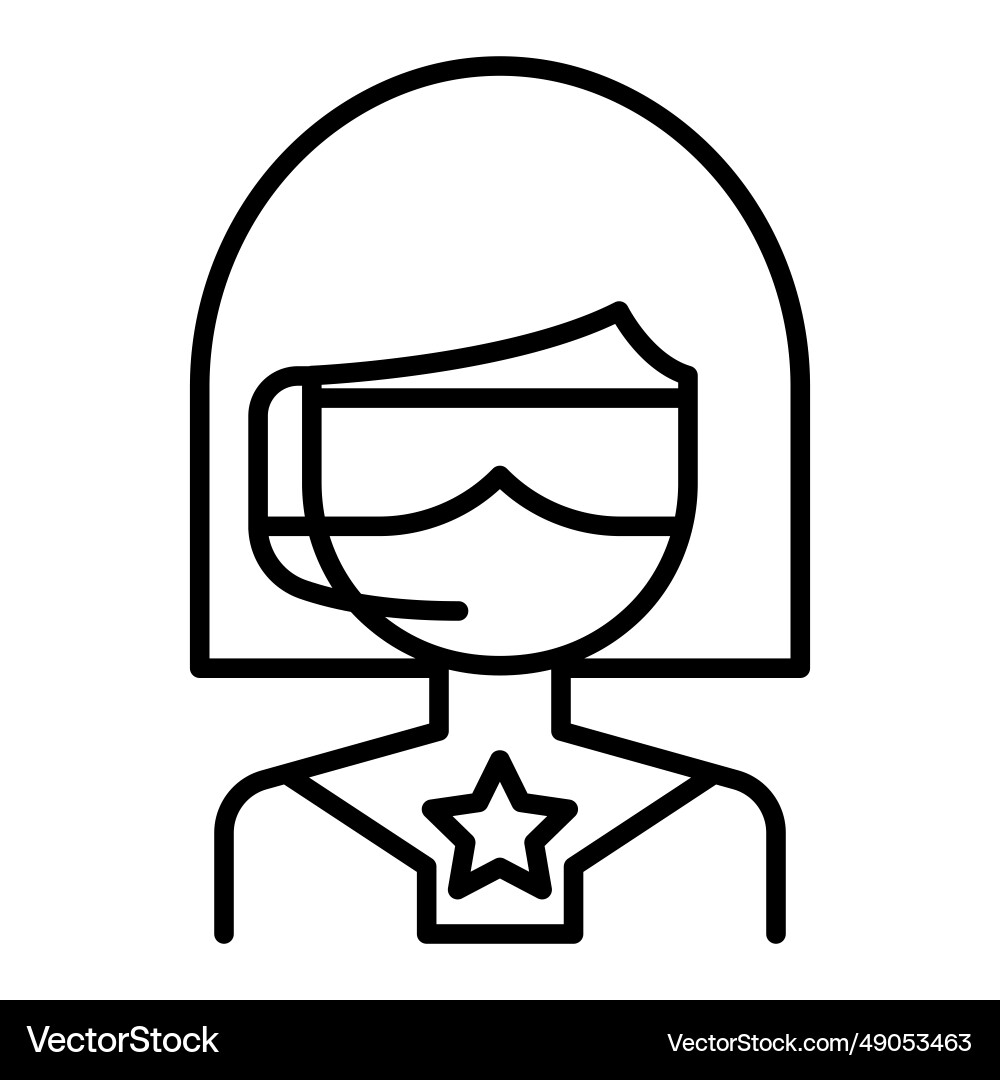 Hero woman icon Royalty Free Vector Image - VectorStock