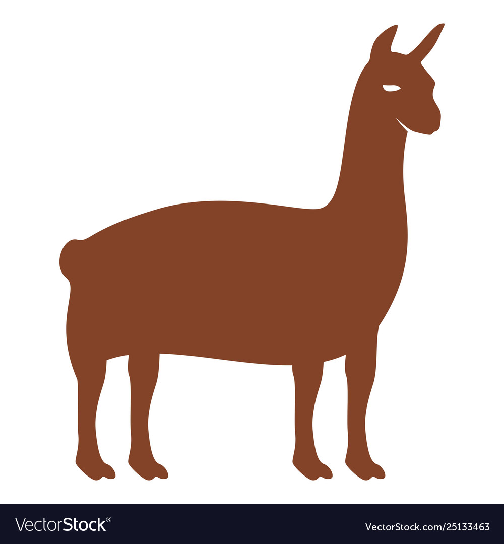 Llama Royalty Free Vector Image - VectorStock