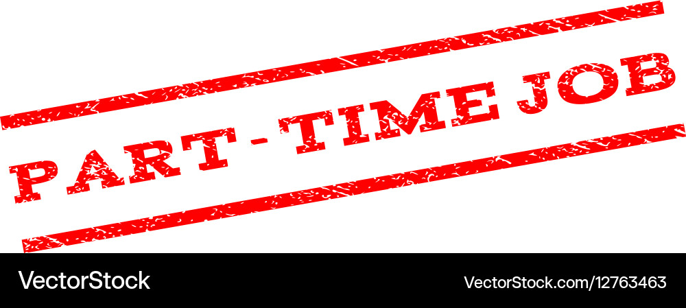 Part-time job watermark stamp Royalty Free Vector Image