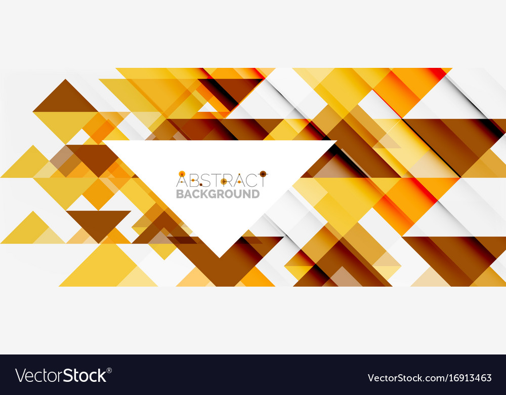 Triangle pattern design background Royalty Free Vector Image
