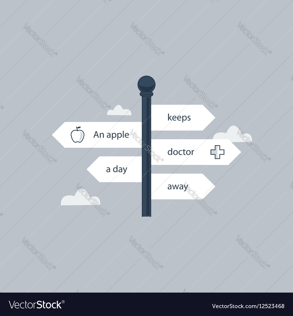 Crossroad direction pointer Royalty Free Vector Image