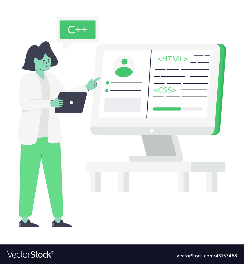 Custom coding Royalty Free Vector Image - VectorStock Custom coding Royalty Free Vector Image - VectorStock