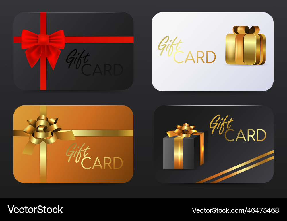 Gift card Royalty Free Vector Image - VectorStock