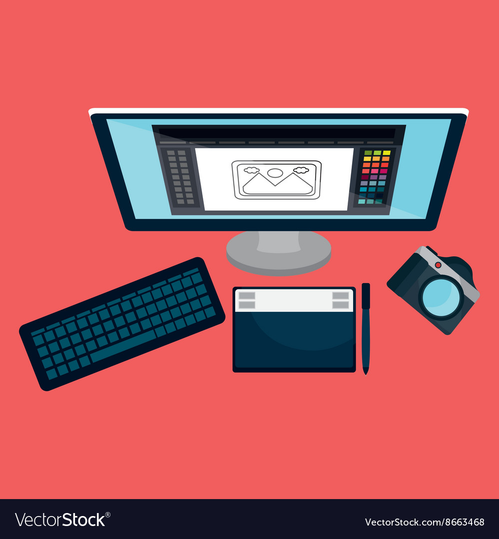 Graphic design concept Royalty Free Vector Image