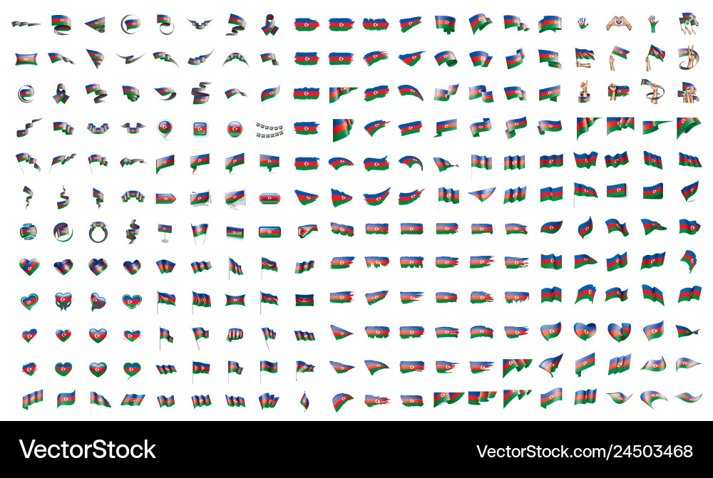 Very big collection of flags Royalty Free Vector Image