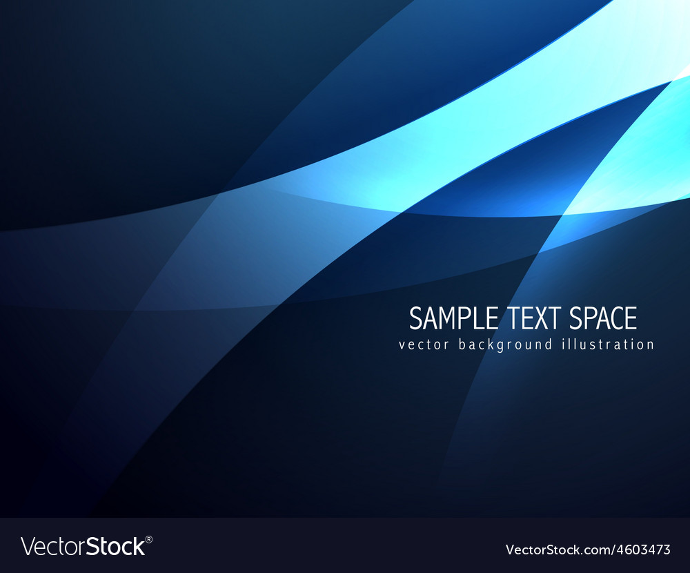 Blue wave background Royalty Free Vector Image