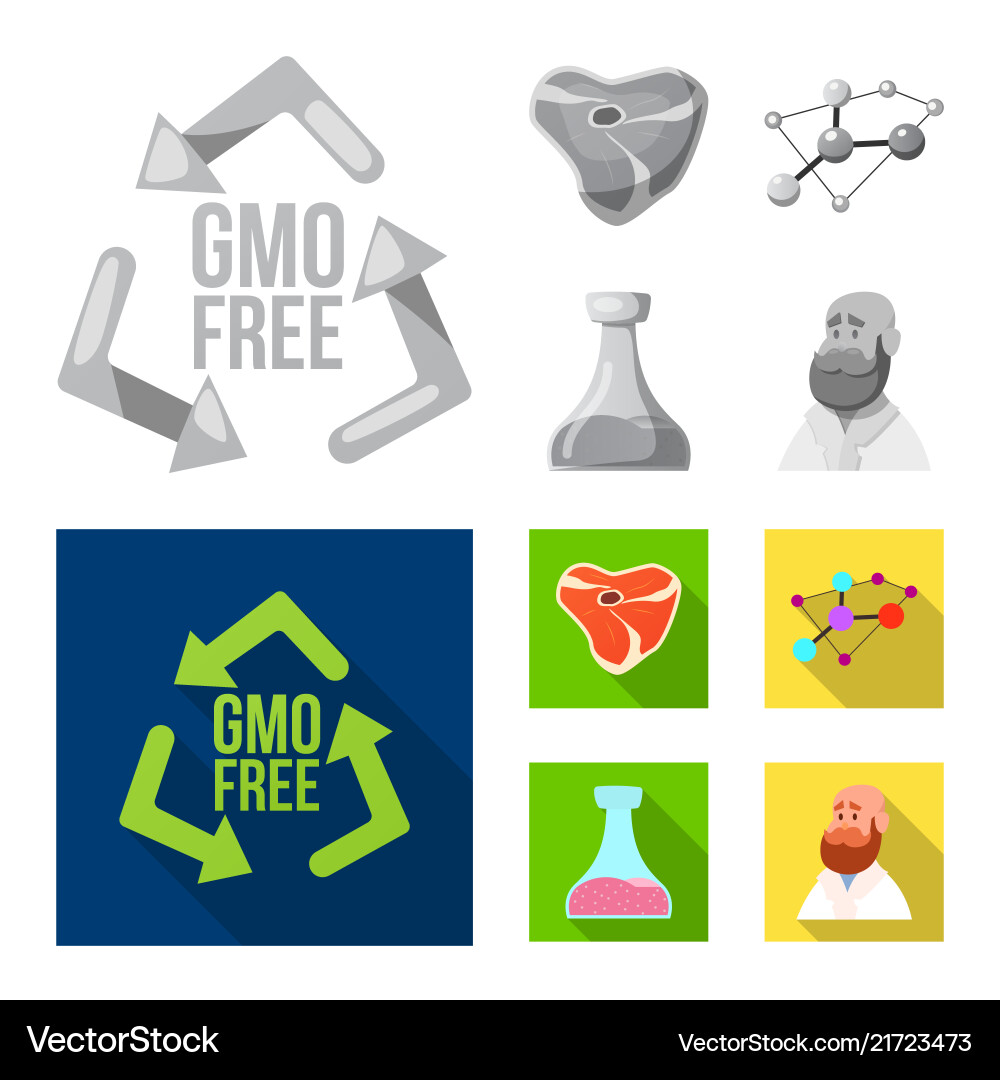Genetic and plant icon Royalty Free Vector Image
