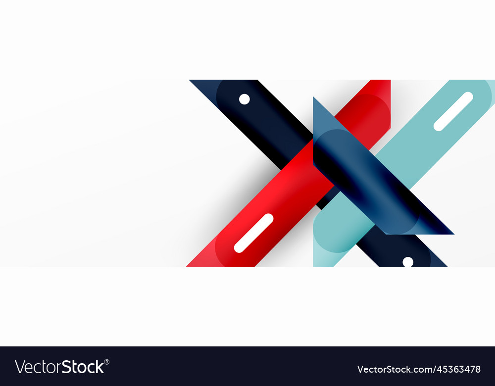 Background overlapping lines dynamic Royalty Free Vector