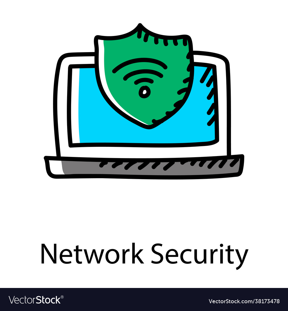 Network security Royalty Free Vector Image - VectorStock