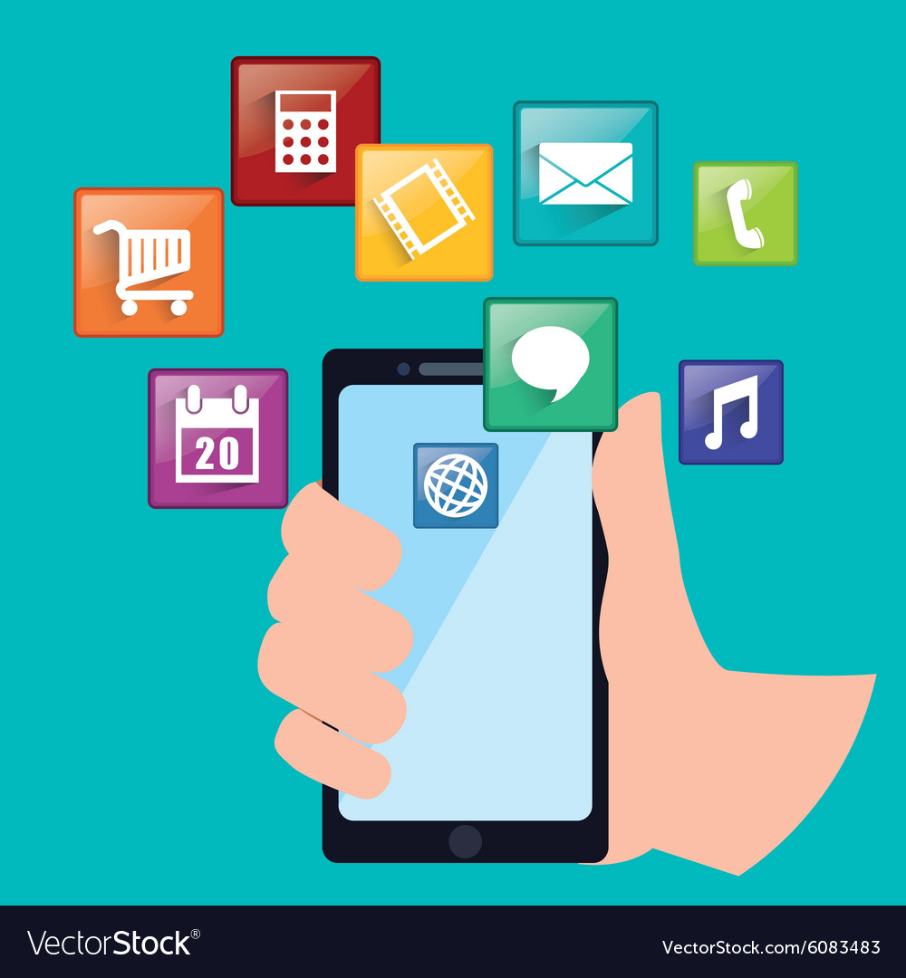 App design Royalty Free Vector Image - VectorStock