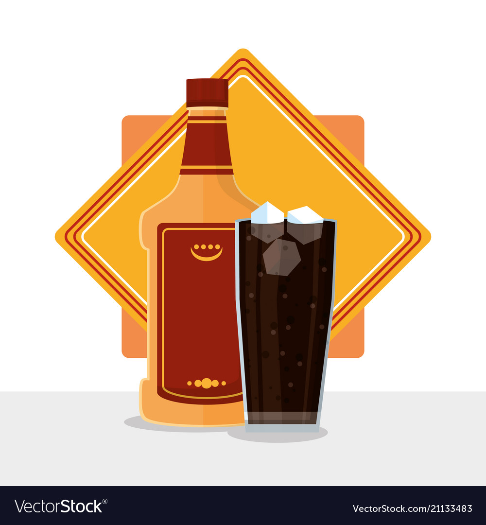 Bar drinks concept Royalty Free Vector Image - VectorStock