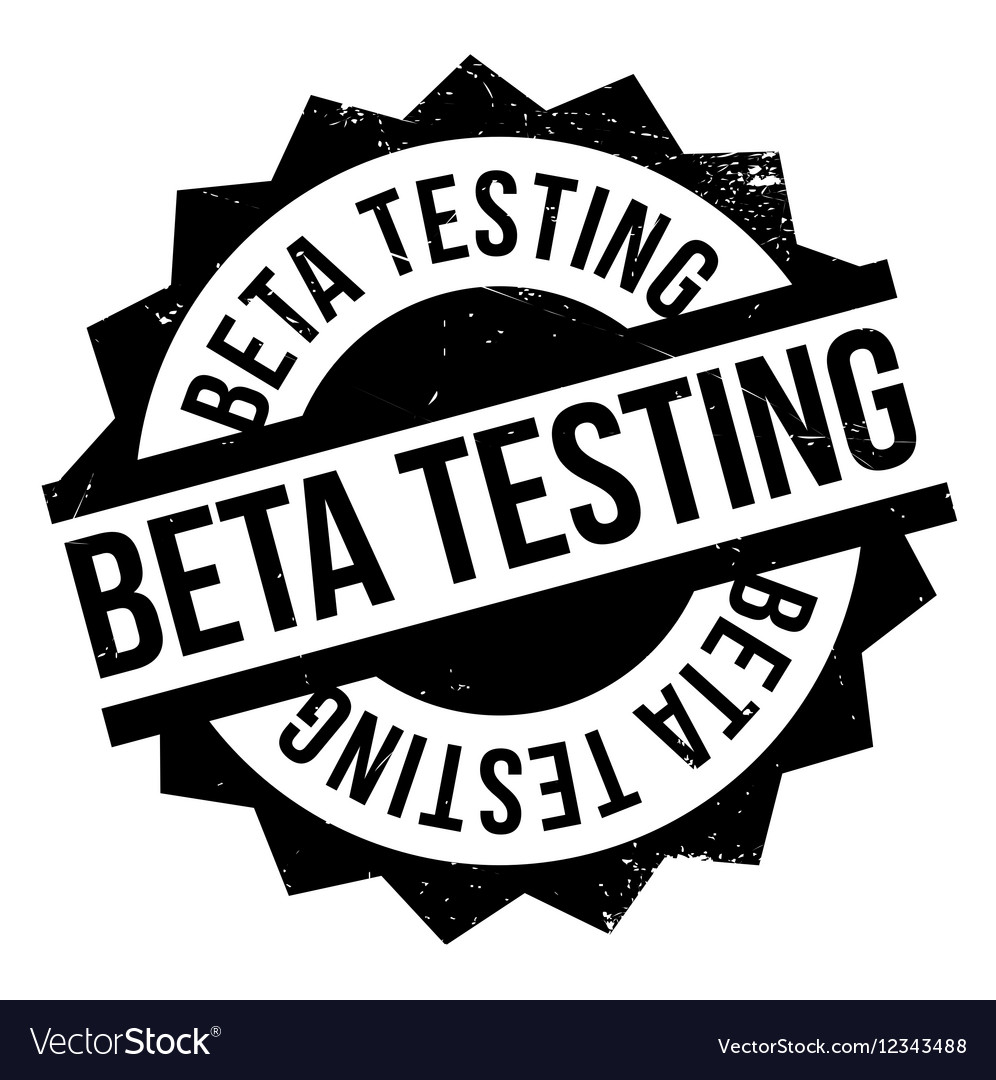Beta testing stamp Royalty Free Vector Image - VectorStock