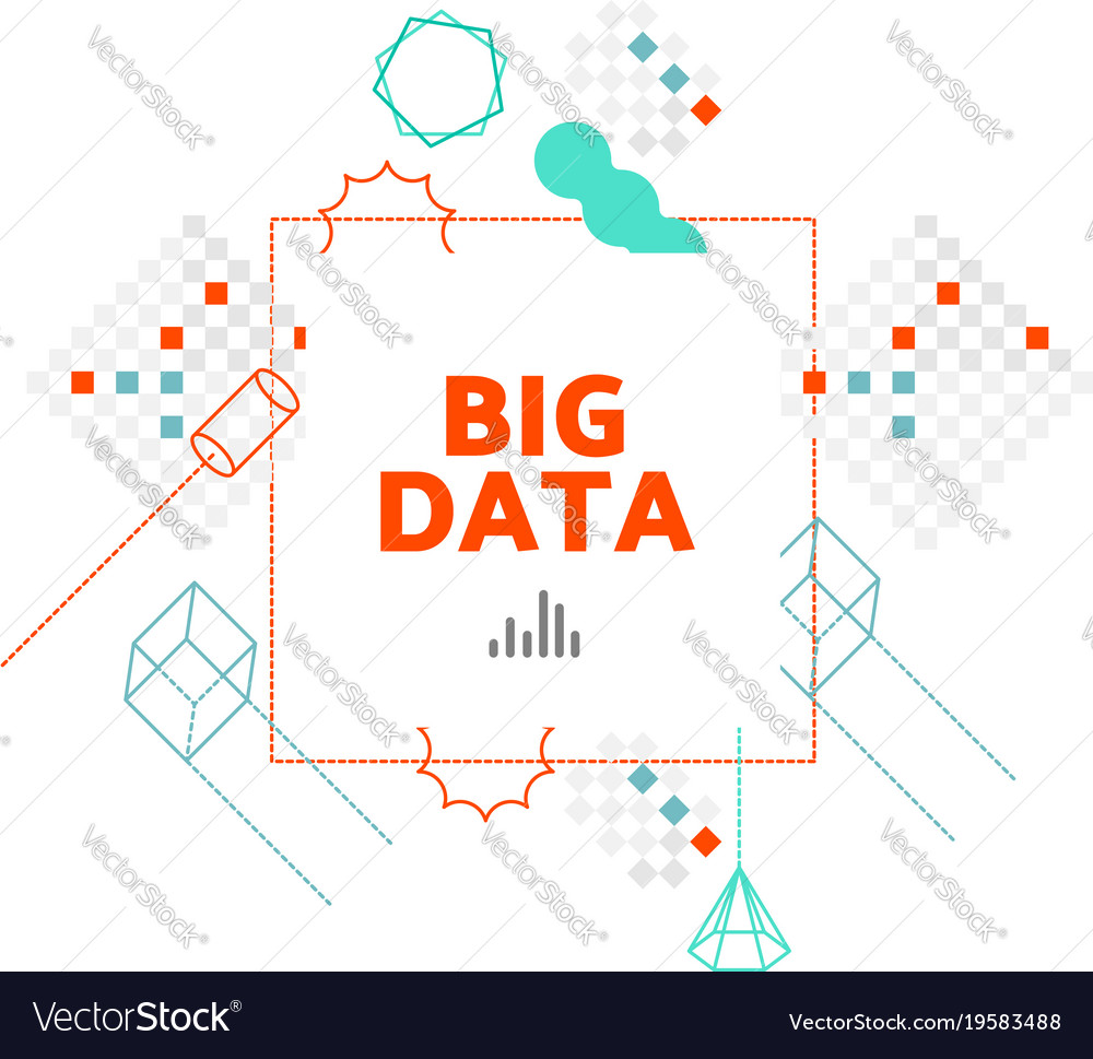 Big data concept Royalty Free Vector Image - VectorStock