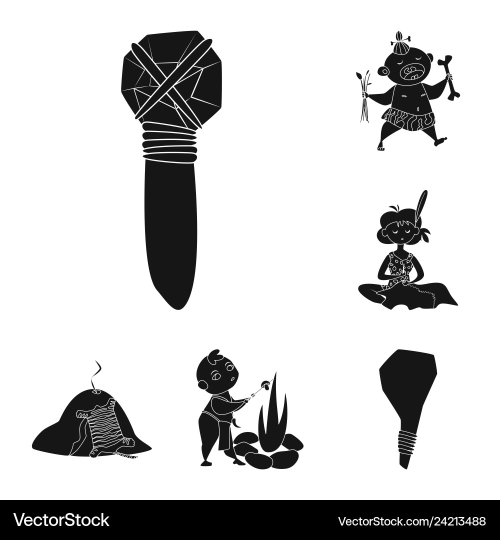 Design of sapiens and development symbol Vector Image