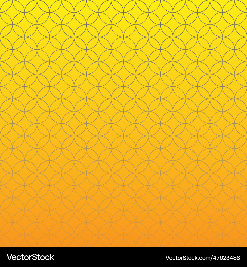 Flower gradient yellow and orange abstract petern Vector Image