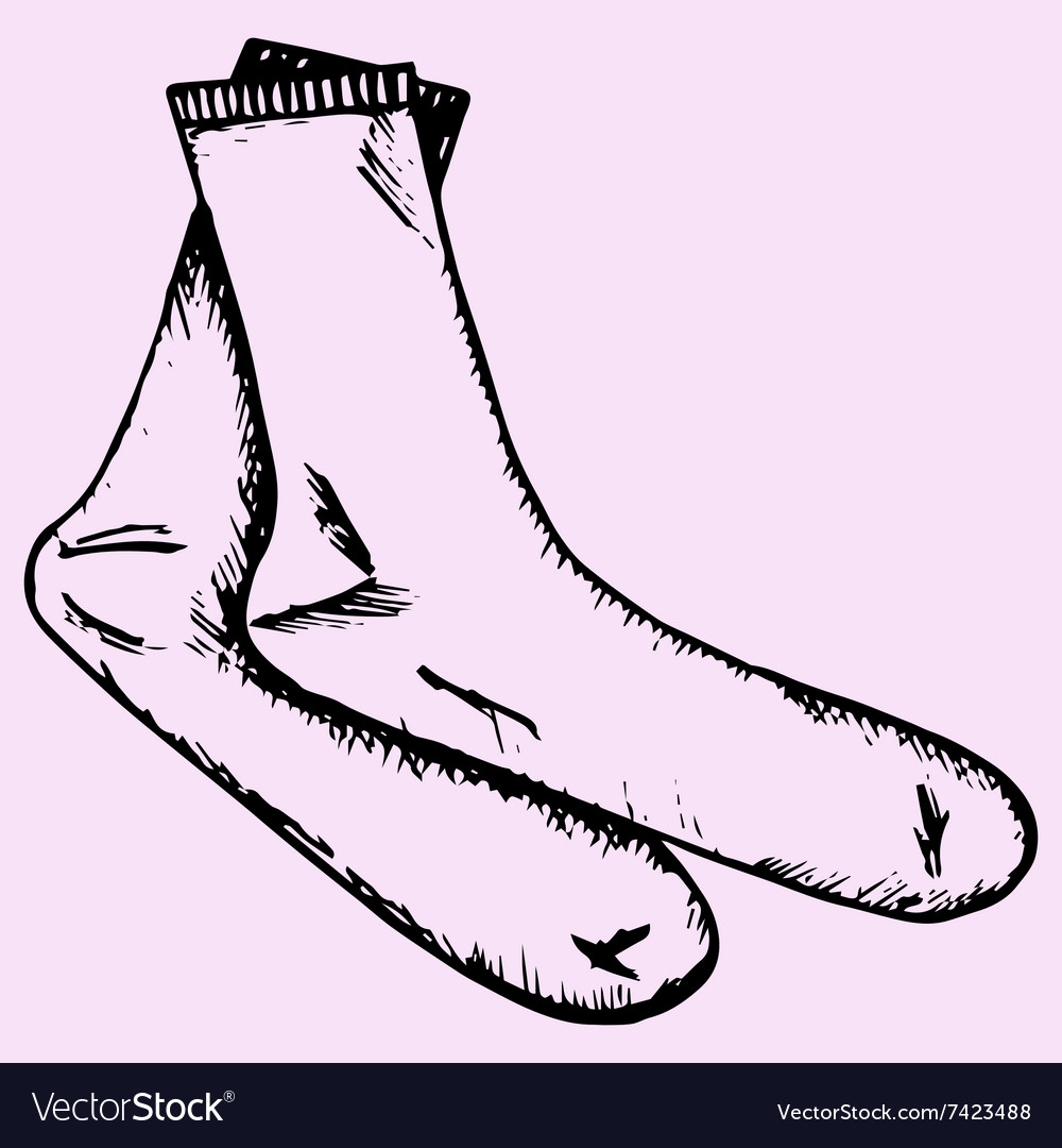 Socks Royalty Free Vector Image - VectorStock