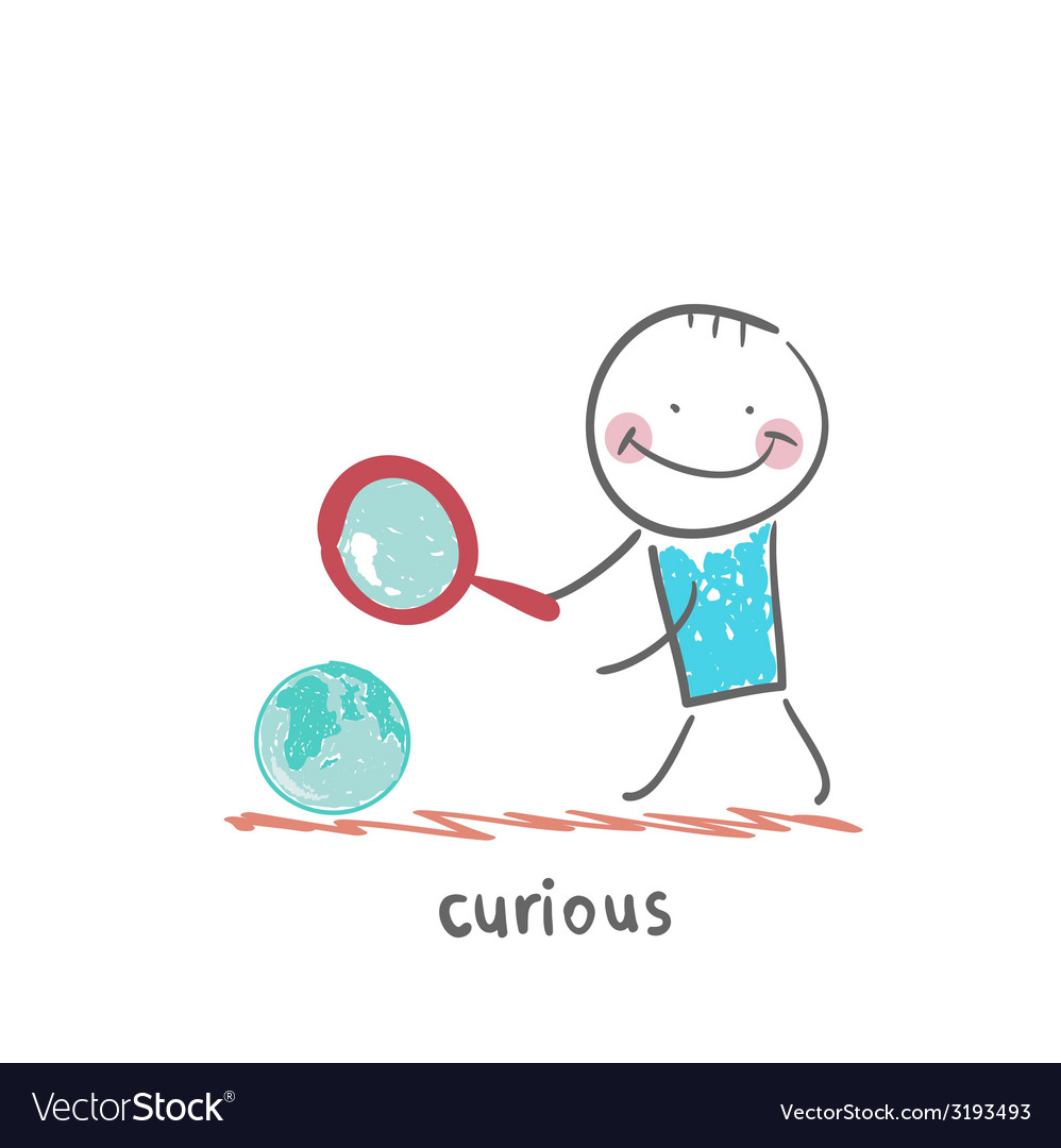 Curious Royalty Free Vector Image - VectorStock