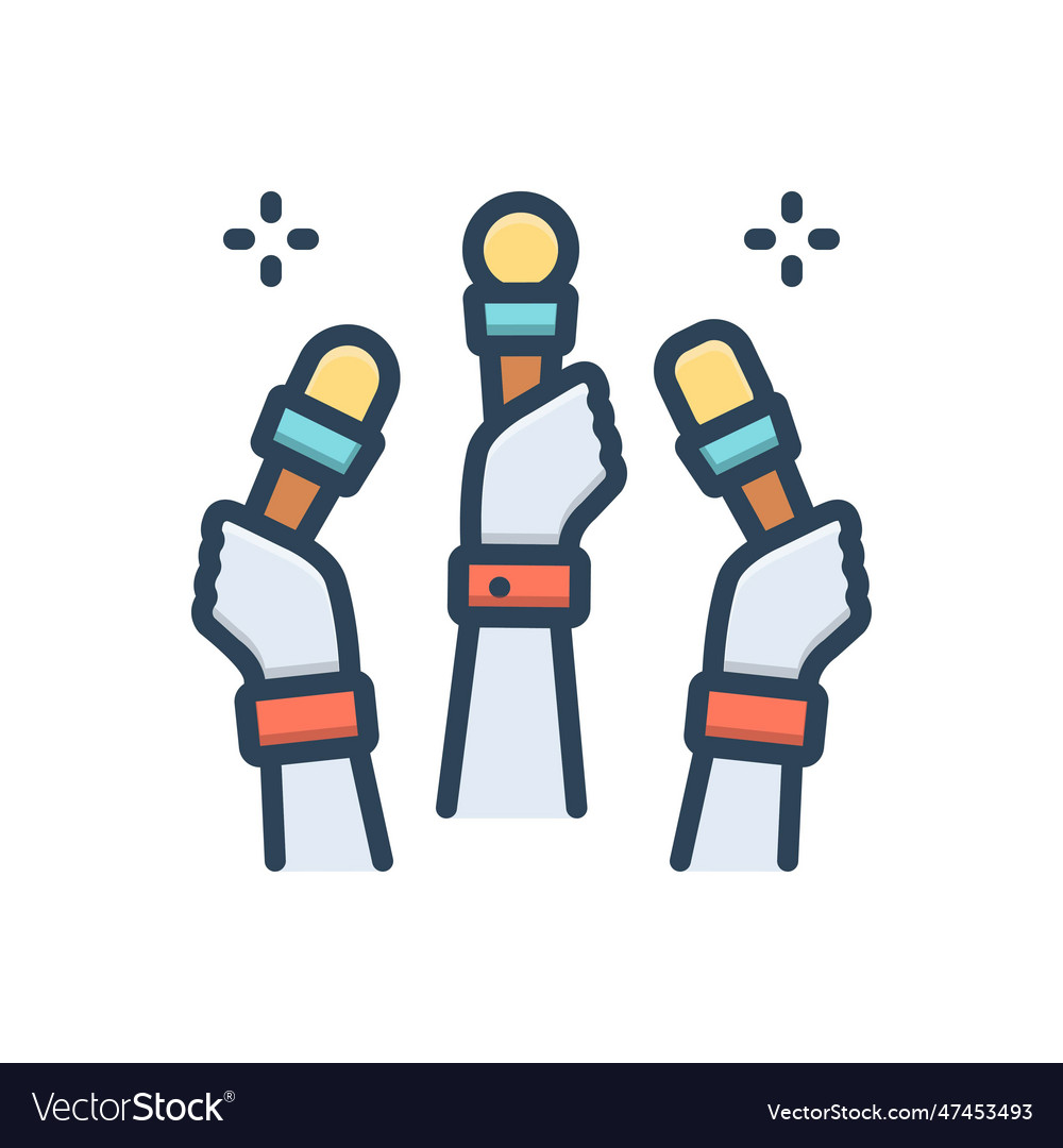 Journalists Royalty Free Vector Image Vectorstock
