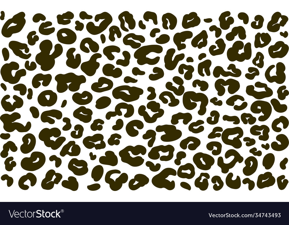 Leopard seamless svg pattern design Royalty Free Vector
