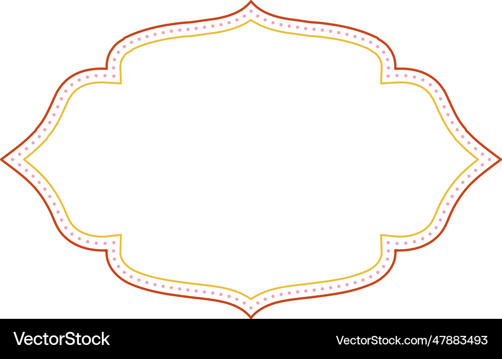 Vintage classic label stickers frame design gr Vector Image