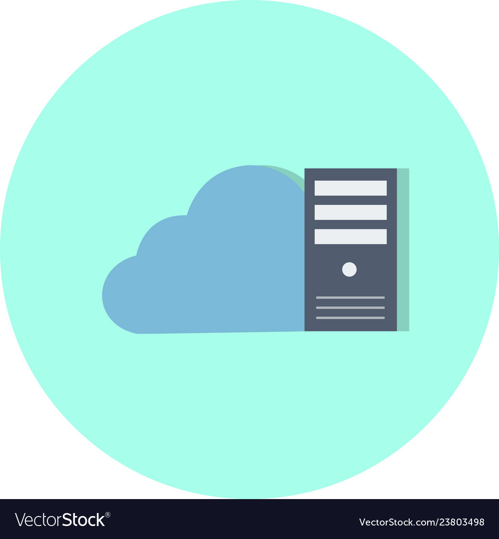 Cloud data icon Royalty Free Vector Image - VectorStock