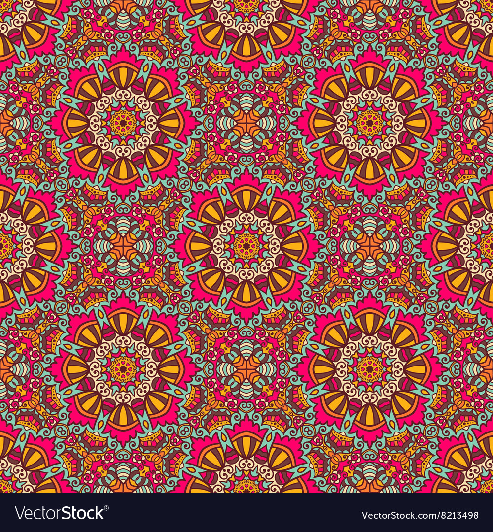 Ethnic seamless pattern Royalty Free Vector Image