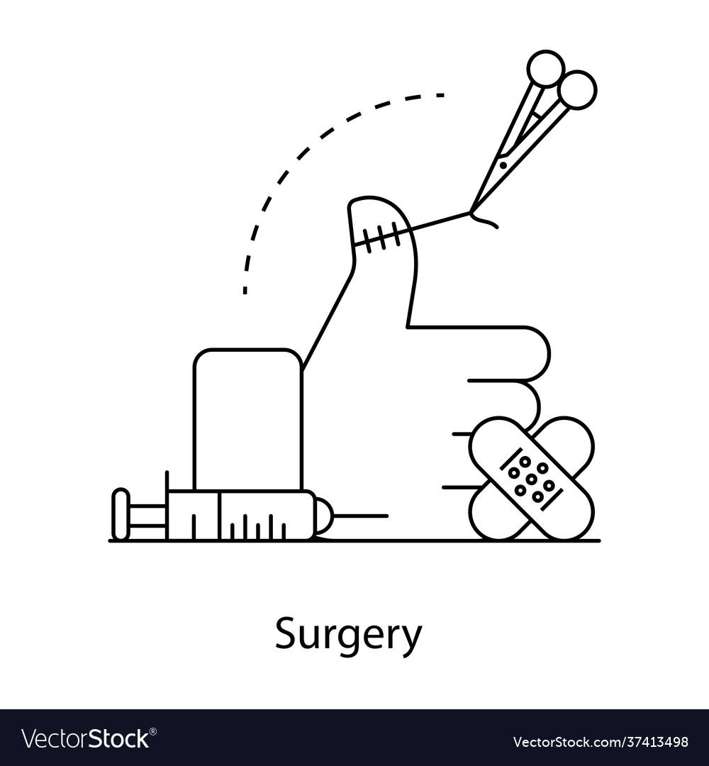 Surgery Royalty Free Vector Image - VectorStock