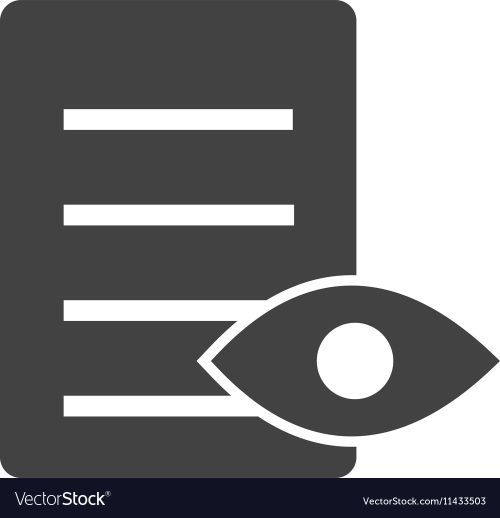 View document Royalty Free Vector Image - VectorStock