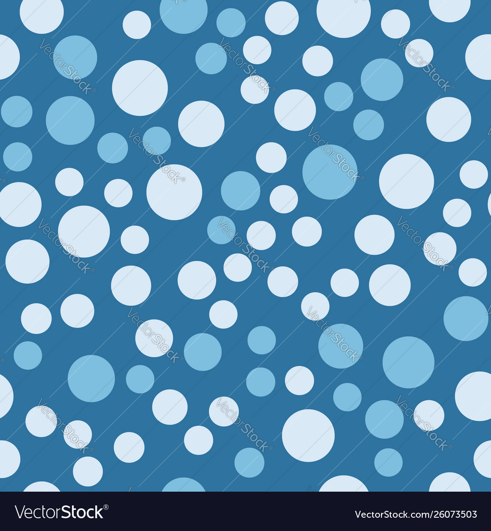 Water bubbles seamless pattern abstract Royalty Free Vector