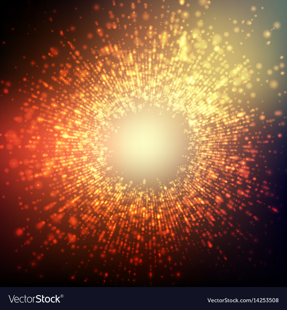 Abstract space background explosion Royalty Free Vector
