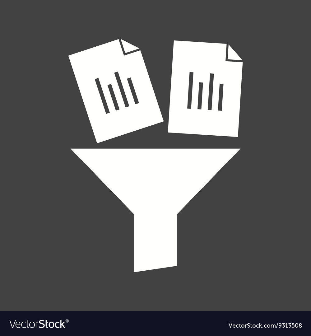 Filter documents Royalty Free Vector Image - VectorStock