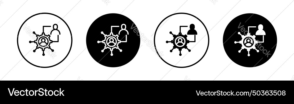 Management skills icon set skill expertise Vector Image