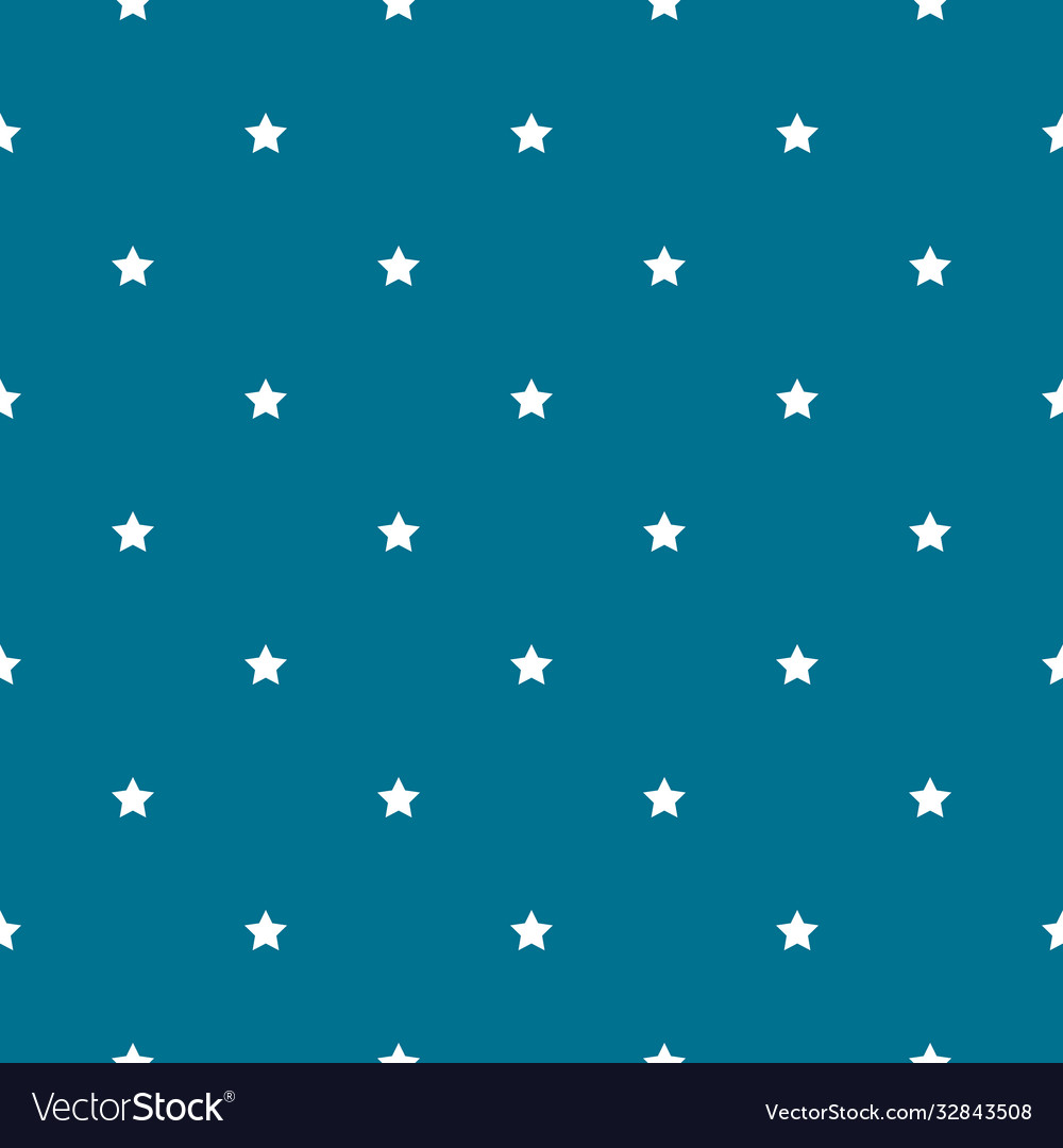 Seamless star pattern simple background Royalty Free Vector