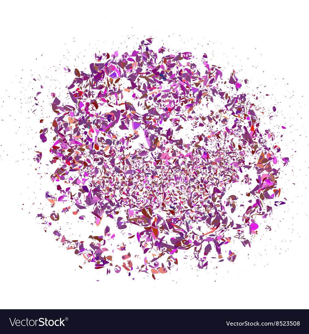 Splinter spray spot background Royalty Free Vector Image