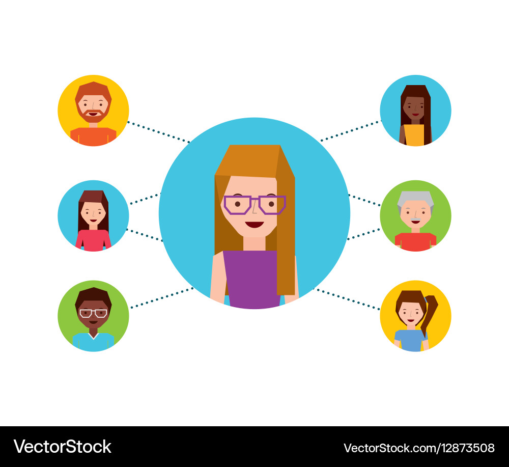 Woman cartoon icon Royalty Free Vector Image - VectorStock