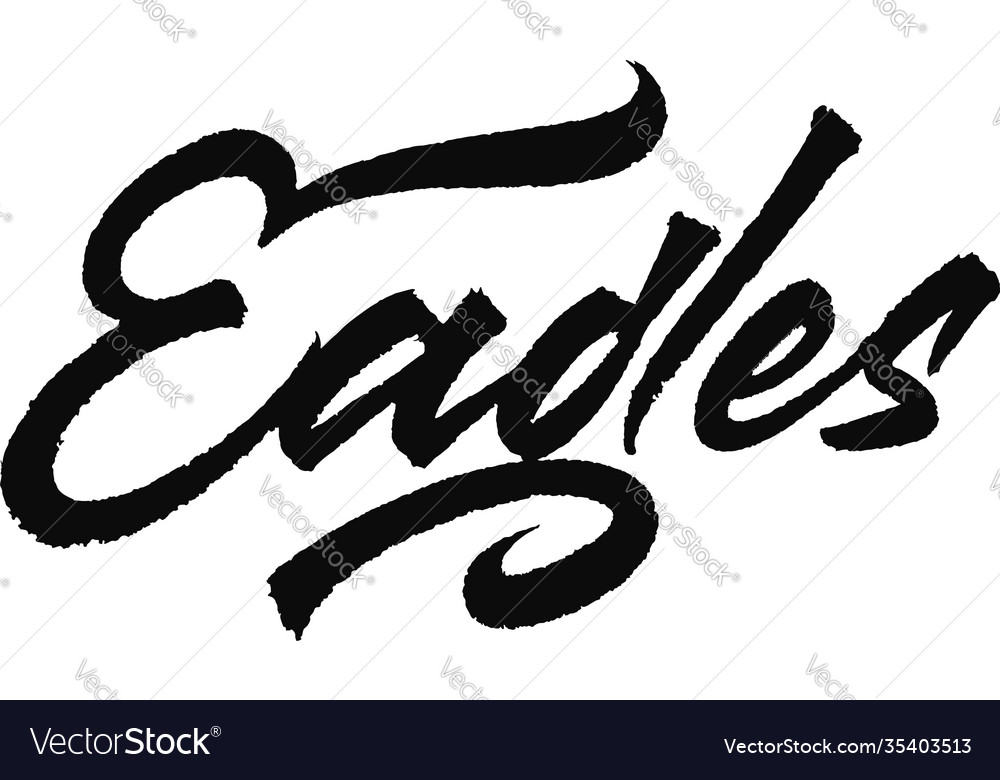 Eagles Lettering Templet Philadelphia Eagles Font Etsy UK