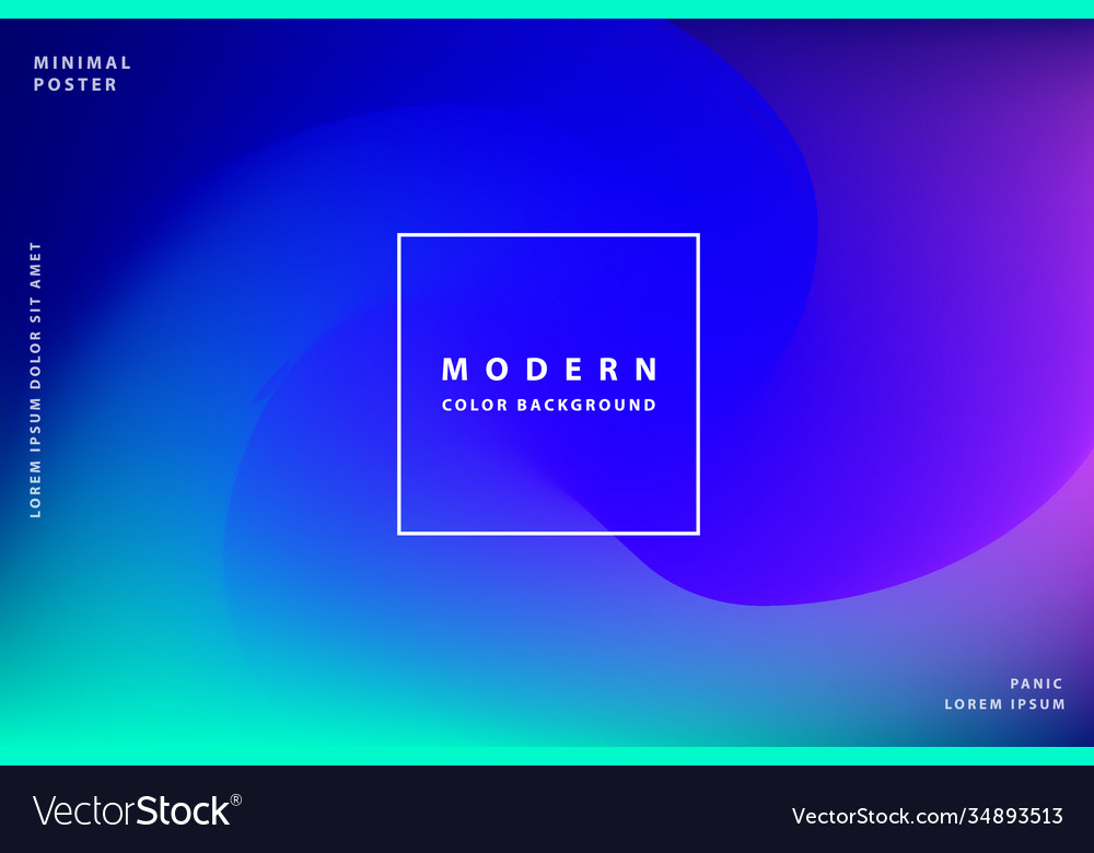 Gradient background modern with colorful style Vector Image