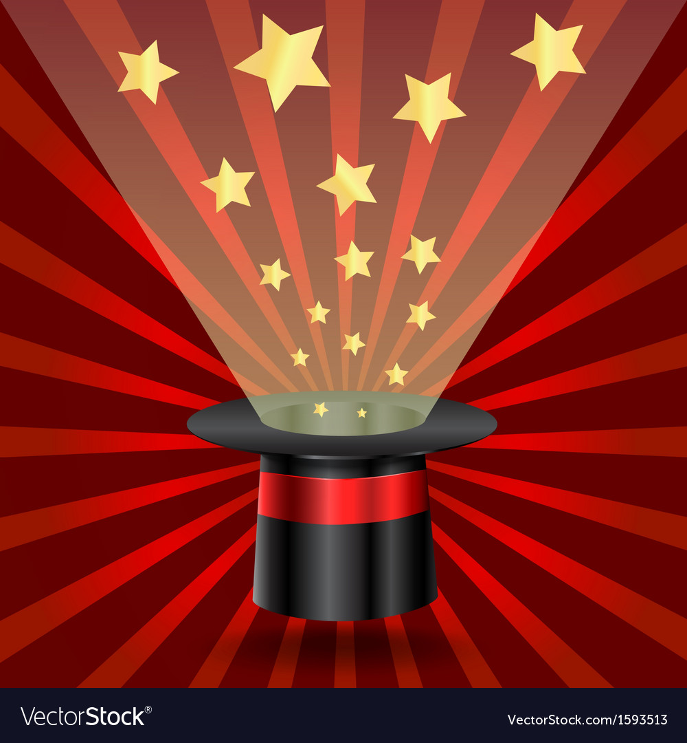 Magic hat Royalty Free Vector Image - VectorStock