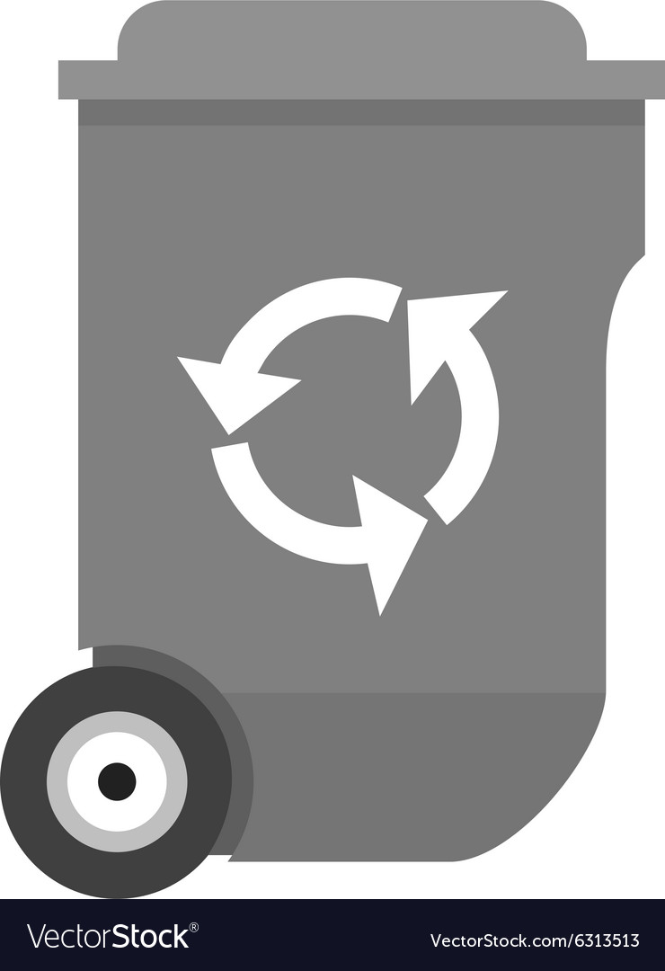 Recycle bin Royalty Free Vector Image - VectorStock