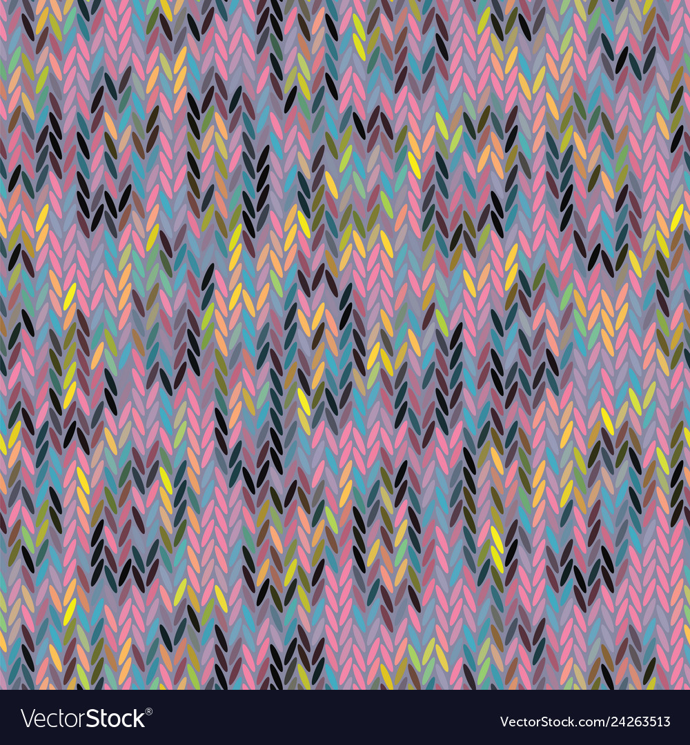 Seamless chevron pattern fabric textile Royalty Free Vector