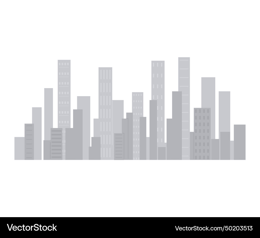 Skyscraper residential buildings with high Vector Image