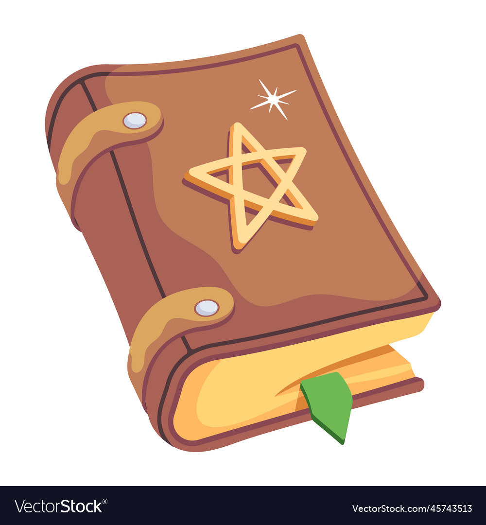 Spell book Royalty Free Vector Image - VectorStock