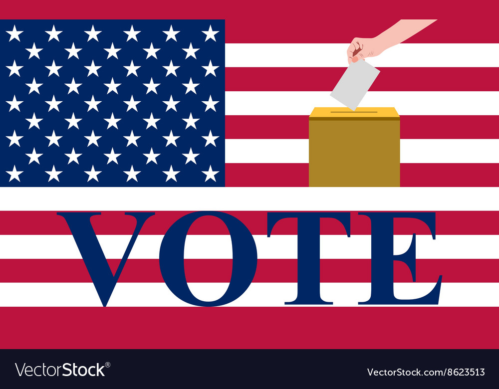 Us elections Royalty Free Vector Image - VectorStock