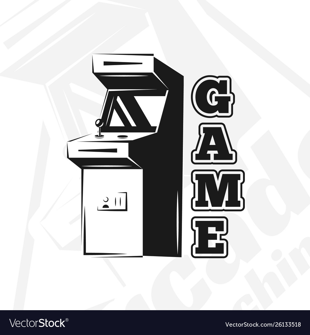 Arcade machine Royalty Free Vector Image - VectorStock