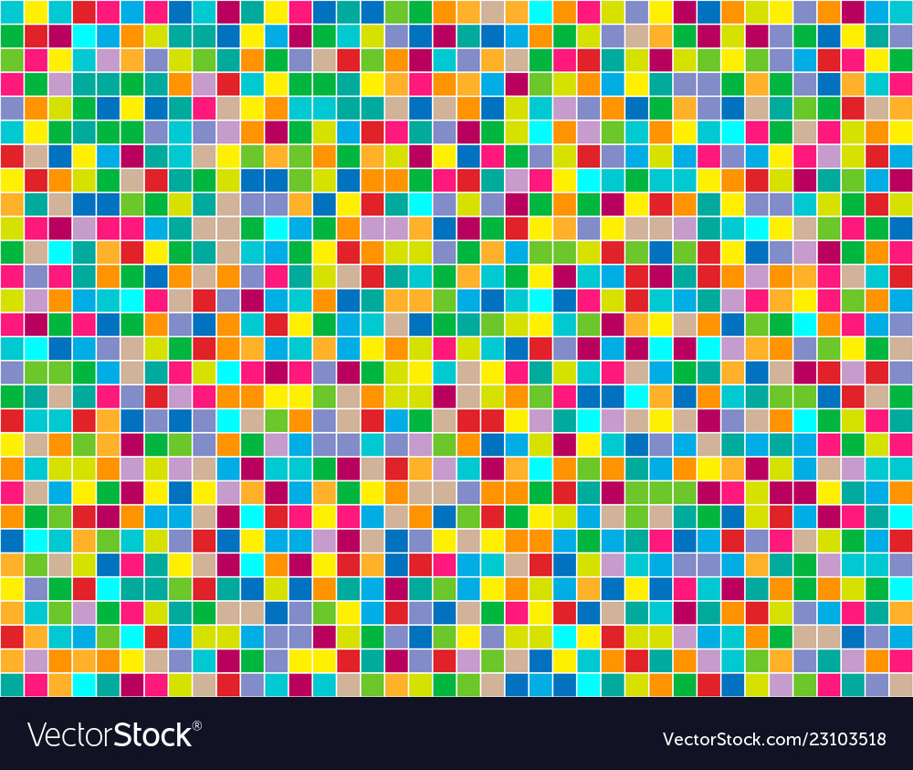Background colored squares painted in random Vector Image