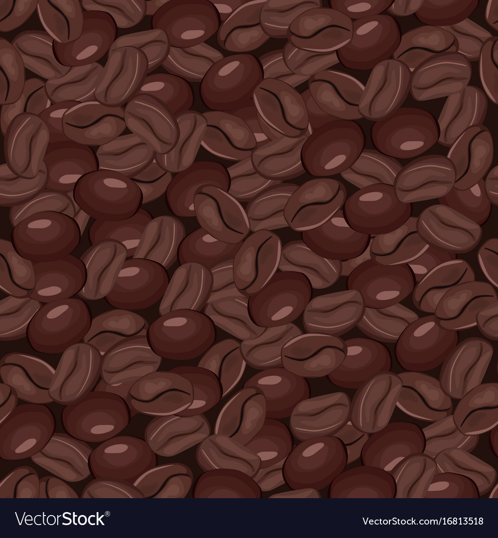 Coffee seamless pattern Royalty Free Vector Image