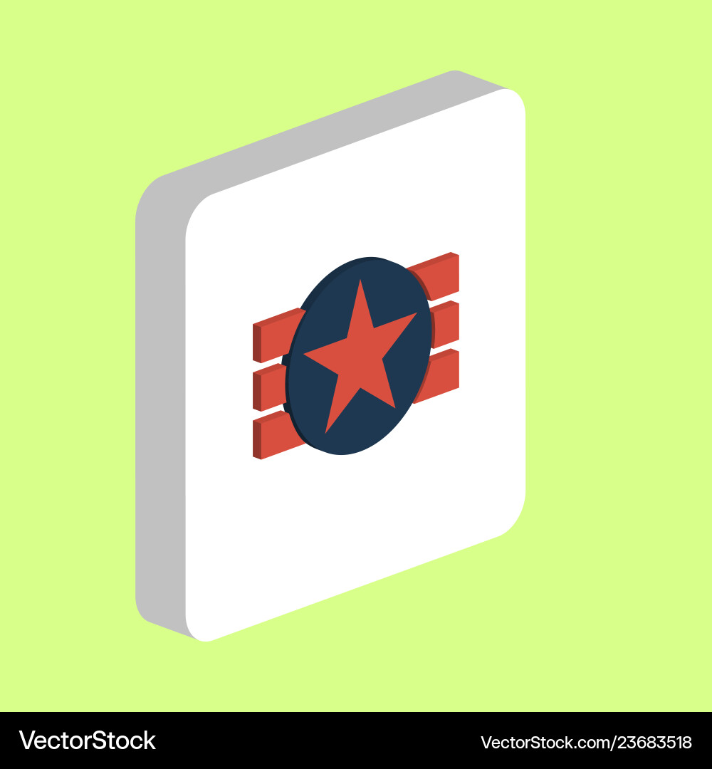 Ribbon Stern Computer Symbol Lizenzfreies Vektorbild
