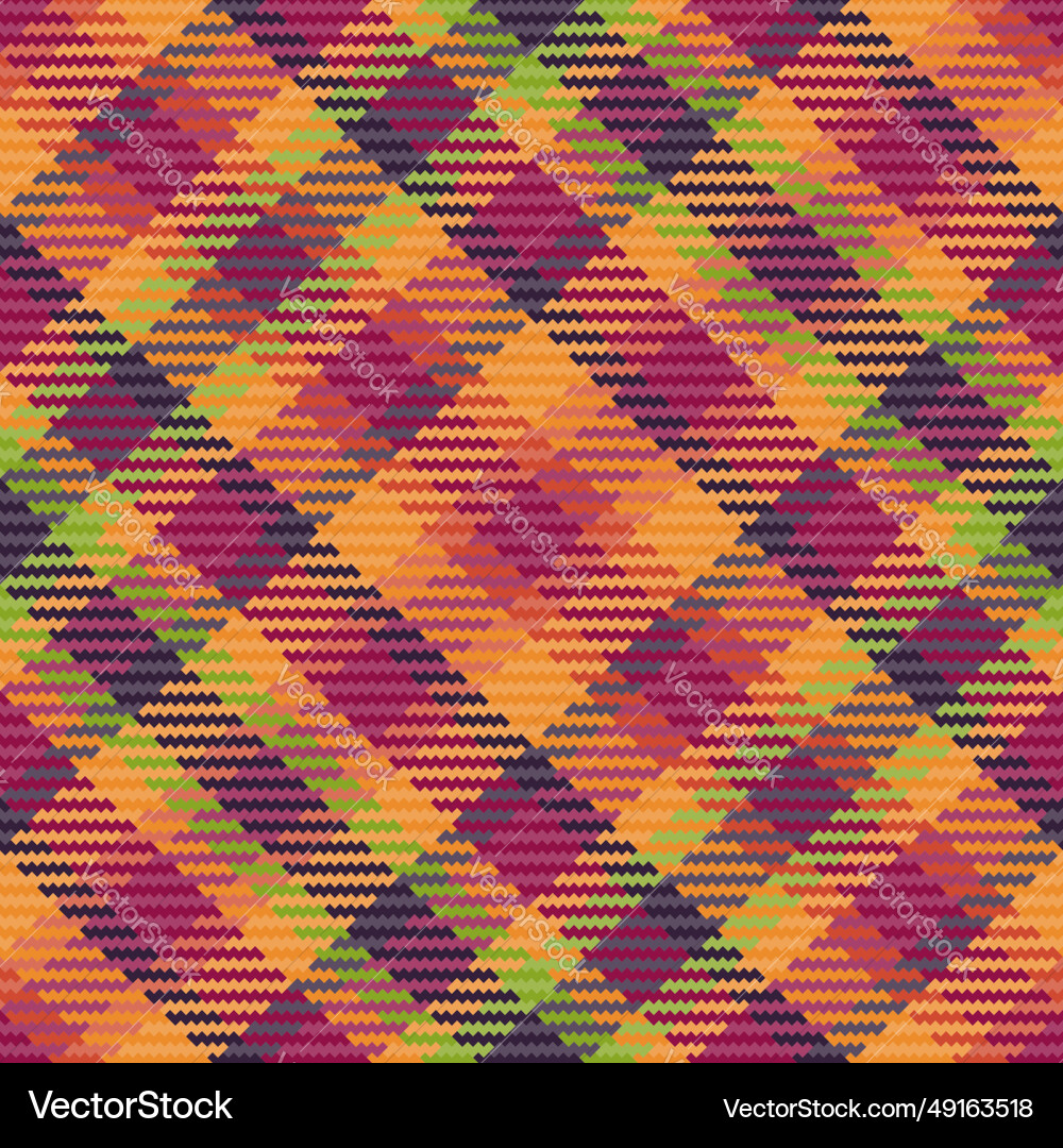 Tartan check textile of seamless fabric pattern Vector Image
